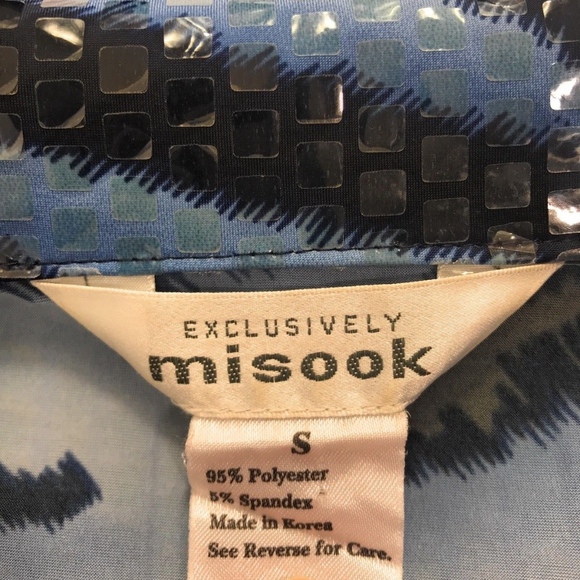 Misook | Jackets & Coats | Exclusively Misook Blueblack Textured Jacket ...